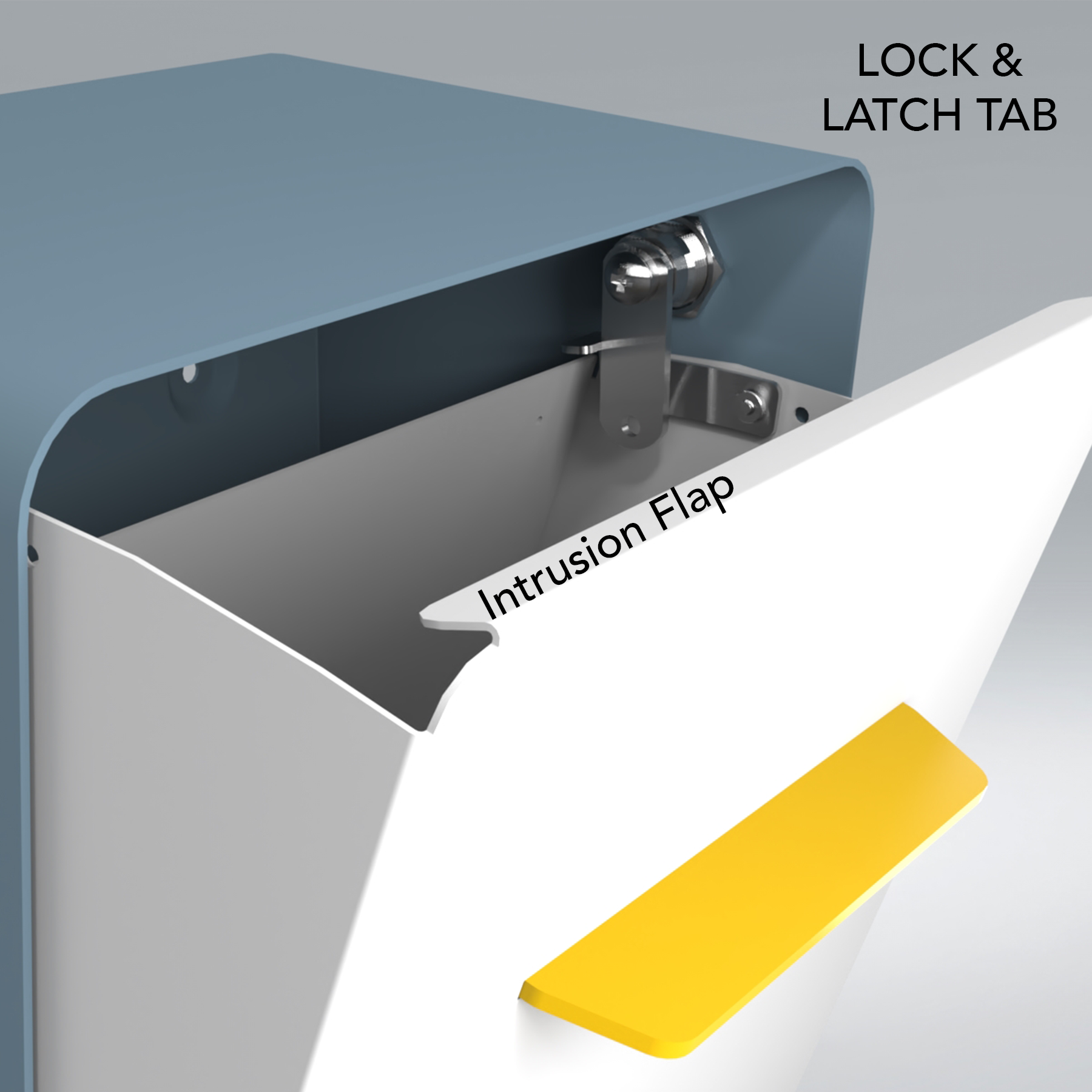 Wall Mounted Locking Gallery - modbox USA