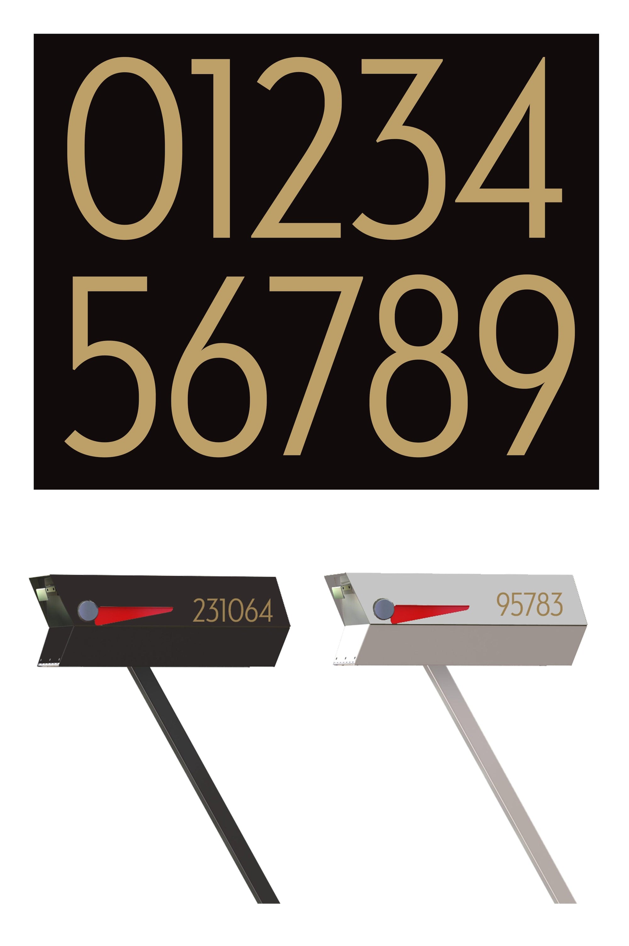 Mailbox Numbers | modbox - modbox USA